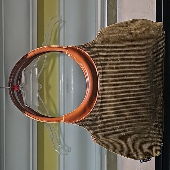 OCABA Paris | Bags | Ocaba Paris Spruce Green Corduroy Handbag ...